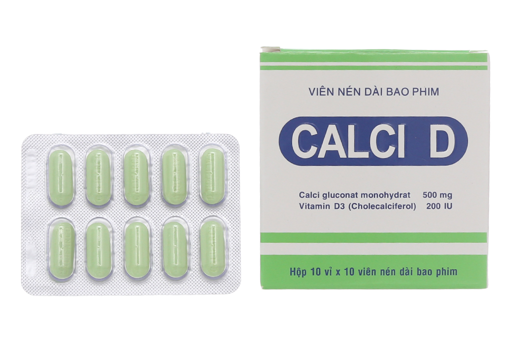 Calci D Imexpharm trị loãng xương, còi xương (10 vỉ x 10 viên) - 08/ ...