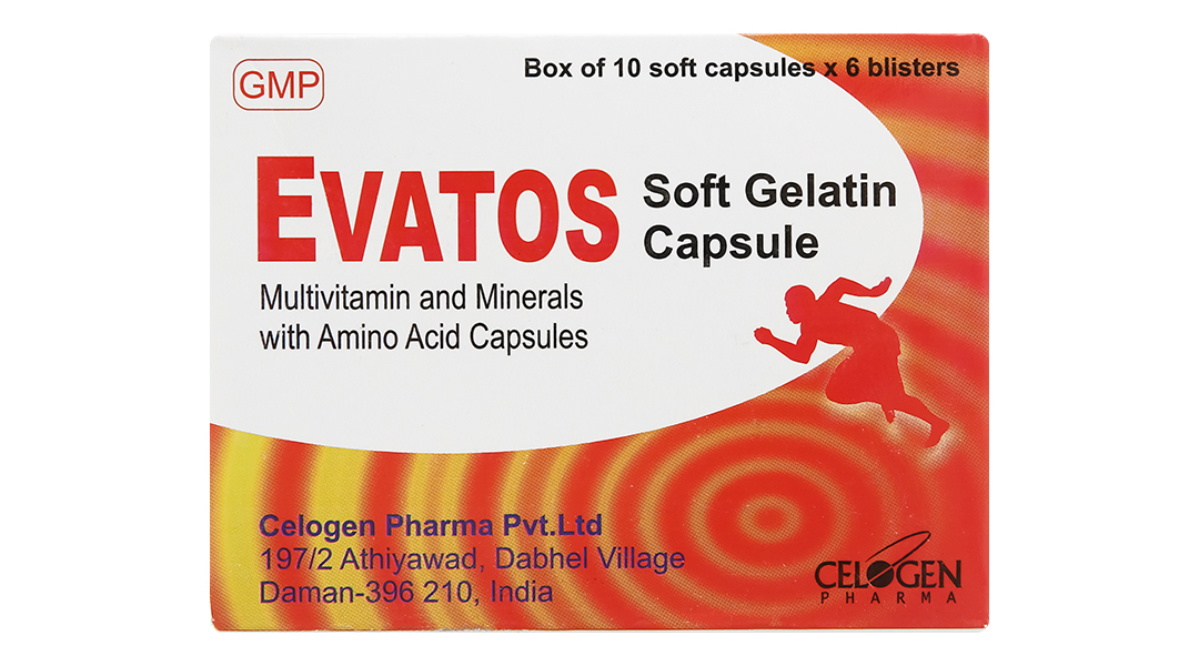 Thuốc Evatos bổ sung vitamin và khoáng chất (6 vỉ x 10 viên) - 09/2025 ...