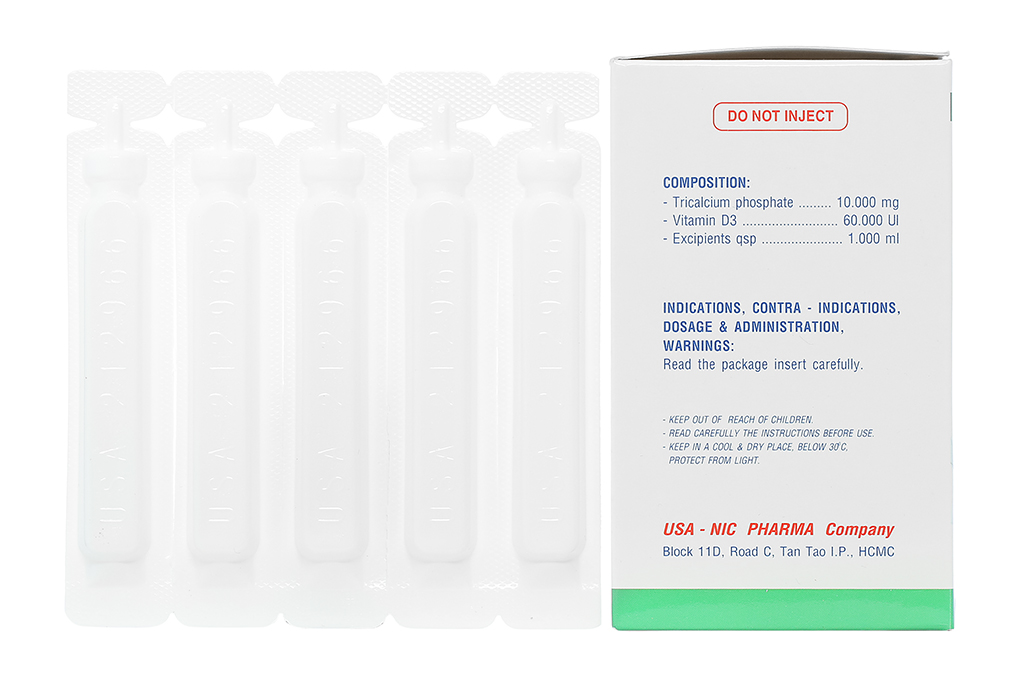 Hỗn dịch uống Calcium Geral trị còi xương, co giật, thiếu calci (20 ống ...