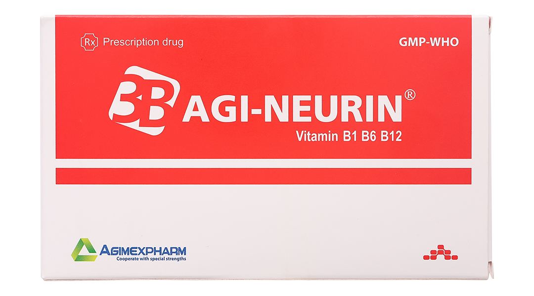 Thuốc Agi-Neurin điều trị và dự phòng thiếu vitamin B1, B6, B12 - 10/ ...