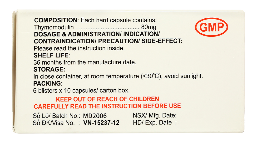 Thuốc Semozine 80mg tăng cường miễn dịch, hỗ trợ trị nhiễm khuẩn hô hấp ...