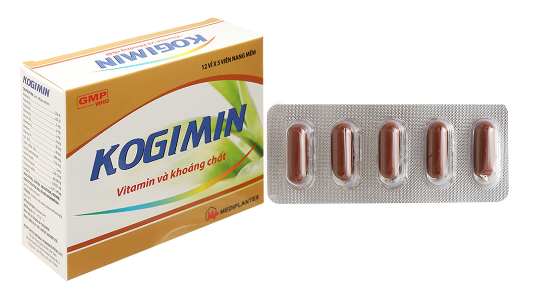 Kogimin bổ sung vitamin và khoáng chất (12 vỉ x 5 viên) - 12/2025 ...