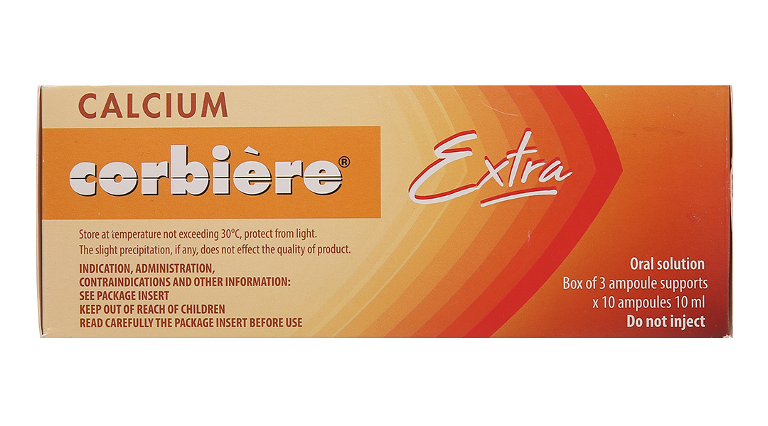 Dung dịch Calcium Corbière Extra 10ml thuốc trị loãng xương, còi xương ...