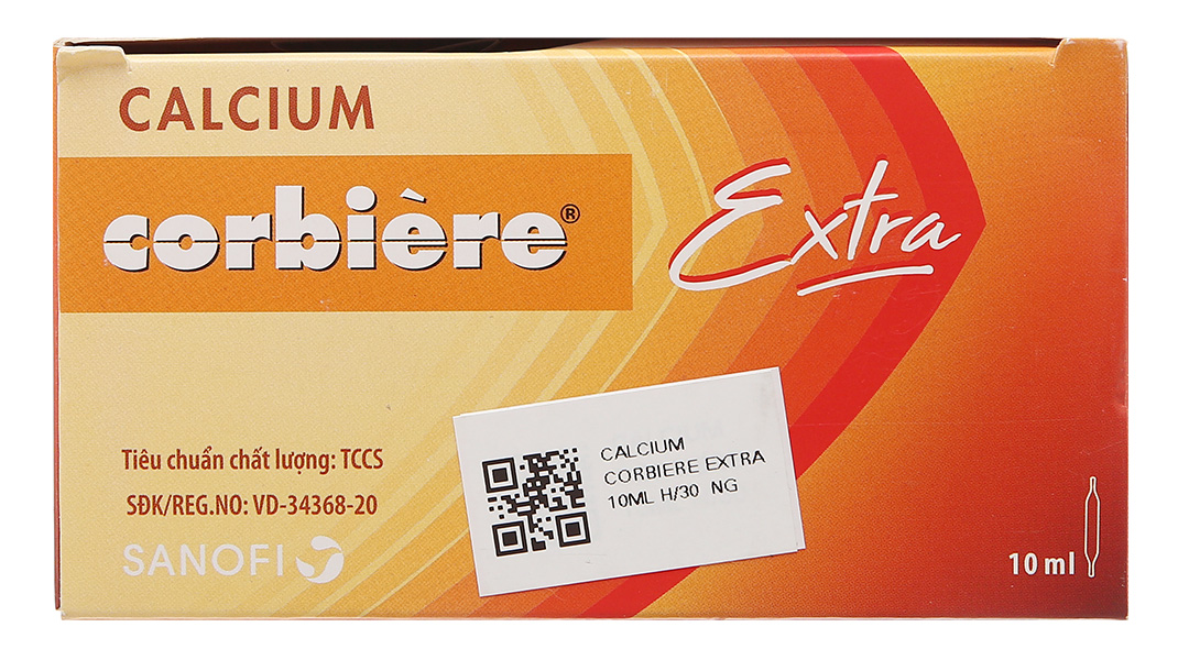 Dung dịch Calcium Corbière Extra 10ml thuốc trị loãng xương, còi xương ...