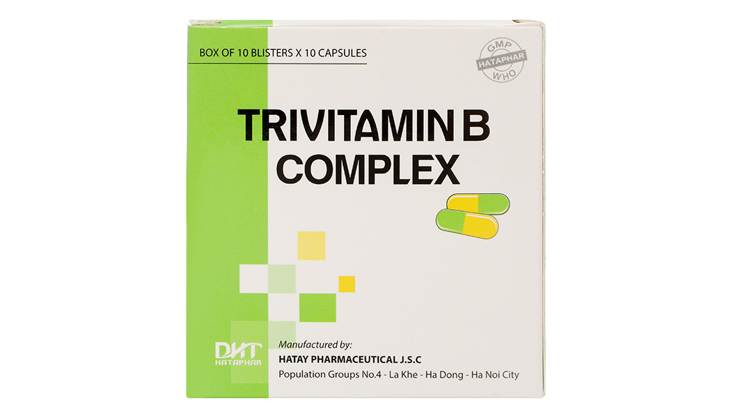Trivitamin B Complex phòng và trị thiếu hụt vitamin nhóm B (10 vỉ x 10 ...