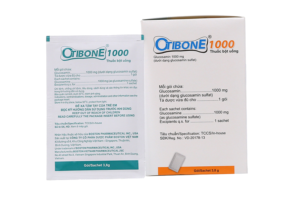 Otibone 1000 thuốc bột pha điều trị thoái hóa khớp (30 gói x 3.8g) - 10 ...