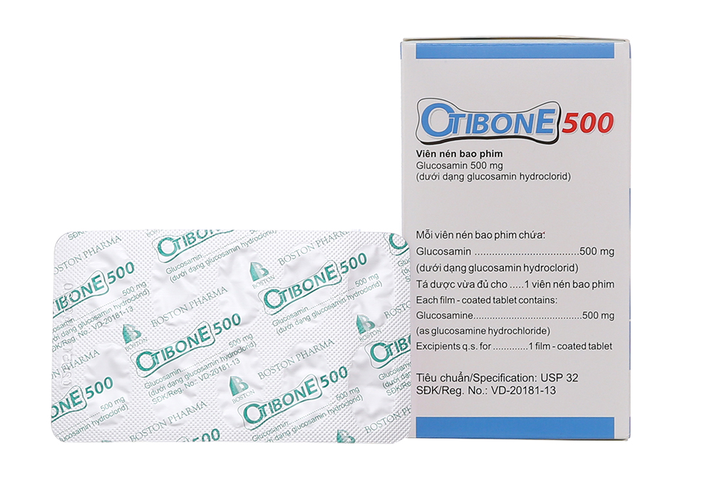 Otibone 500mg hộp 100 viên trị thoái hóa khớp nhẹ và trung bình - 09/ ...