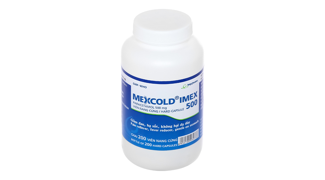 Thuốc Mexcold Imex 500 giảm đau từ nhẹ đến vừa, hạ sốt - 01/2026 ...