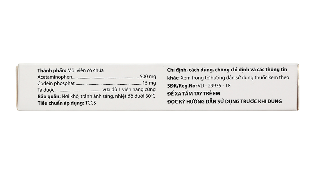 EPFEPARA CODEINE MEDIPLANTEX H/20V - 03/2025 | nhathuocankhang.com