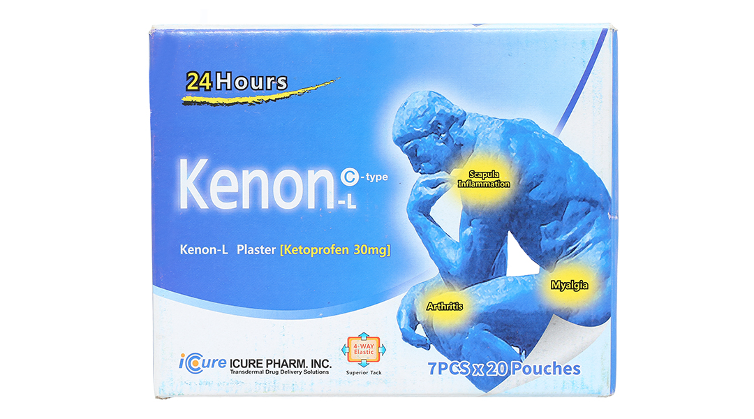 Cao dán Kenon-L 30mg giảm đau, kháng viêm cơ, khớp (20 gói x 7 miếng) - 08/2025 ...
