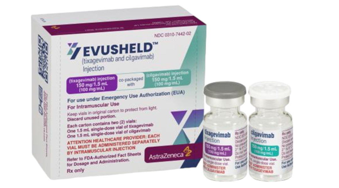 Dung dịch tiêm Evusheld 150mg/1.5ml dự phòng và điều trị Covid-19 (2 lọ ...