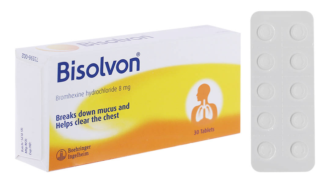 Thuốc Bisolvon 8mg loãng đờm, tiêu nhầy, giảm ho - 05/2026 ...