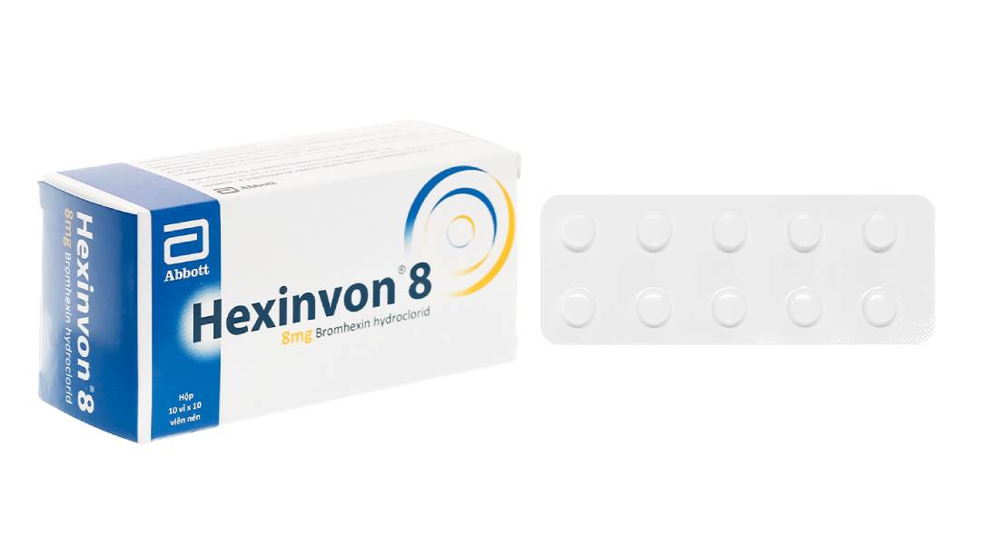 Thuốc Hexinvon 8 tiêu nhầy, loãng đàm - 05/2026 | nhathuocankhang.com