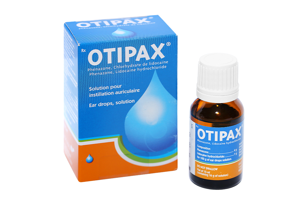 Thuốc nhỏ tai Otipax trị đau tại chỗ do viêm tai (15ml) - 12/2025 ...