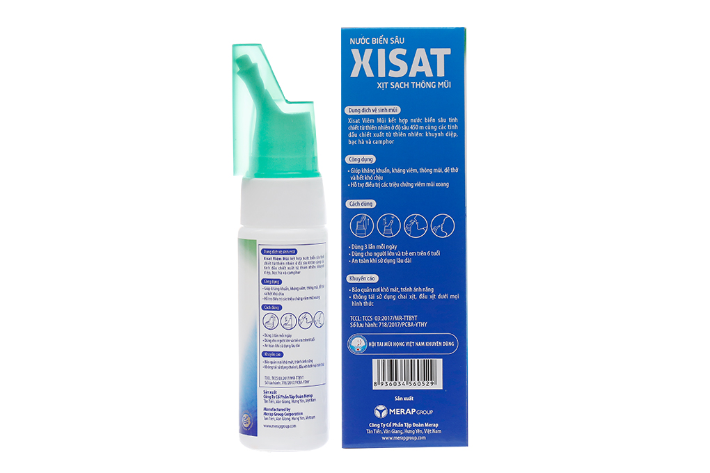 Dung dịch xịt mũi Xisat hỗ trợ giảm viêm xoang chai 75ml - 02/2026 ...