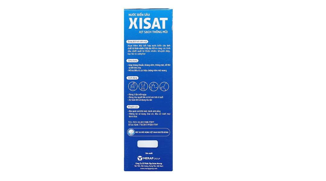 Dung dịch xịt mũi Xisat hỗ trợ giảm viêm xoang chai 75ml - 02/2026 ...
