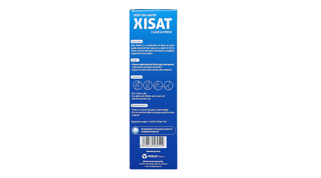 Dung dịch xịt mũi Xisat hỗ trợ giảm viêm xoang chai 75ml - 02/2026 ...