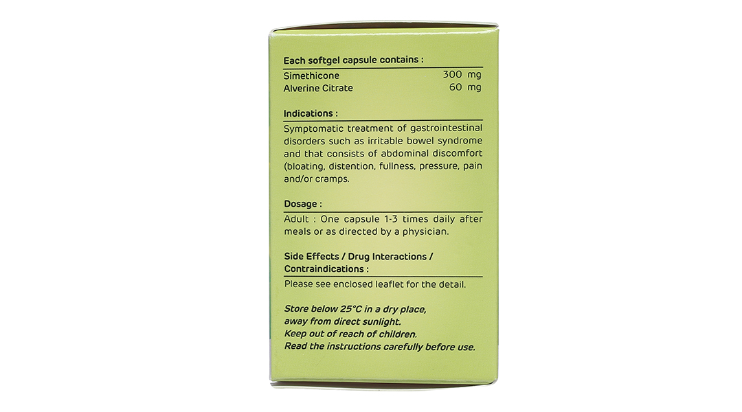 Thuốc Avarino trị triệu chứng rối loạn tiêu hóa, đầy hơi (5 vỉ x 10 ...