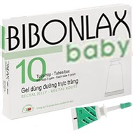 Gel bơm trực tràng trị táo bón Bibonlax Baby 5g hộp 10 tuýp