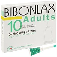 Gel bơm trực tràng trị táo bón Bibonlax Adults 8g hộp 10 tuýp