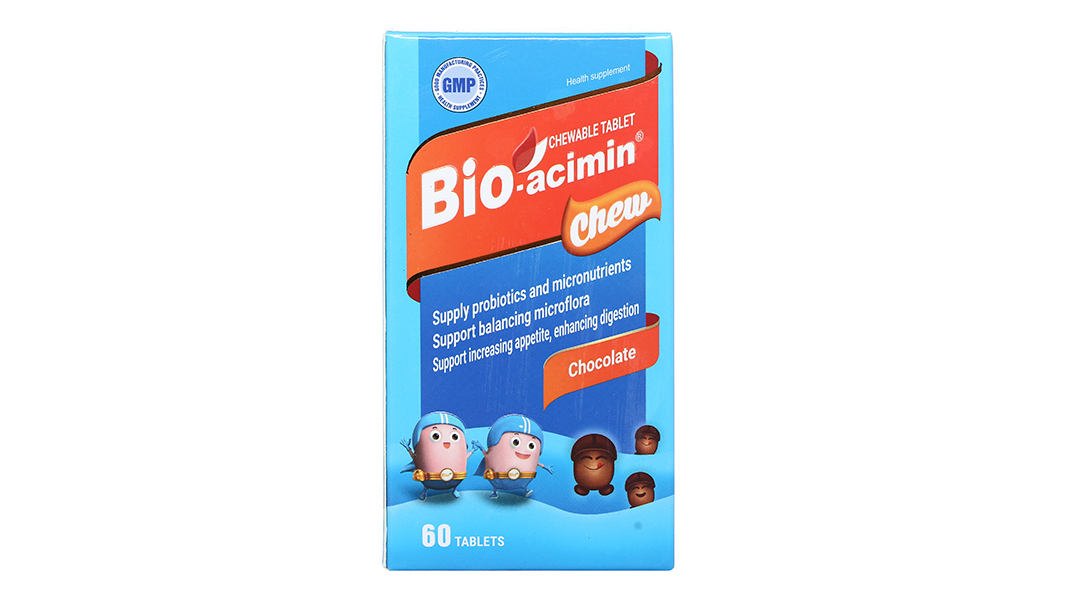 Bio-Acimin Chew chai 60 viên - 12/2025 | nhathuocankhang.com