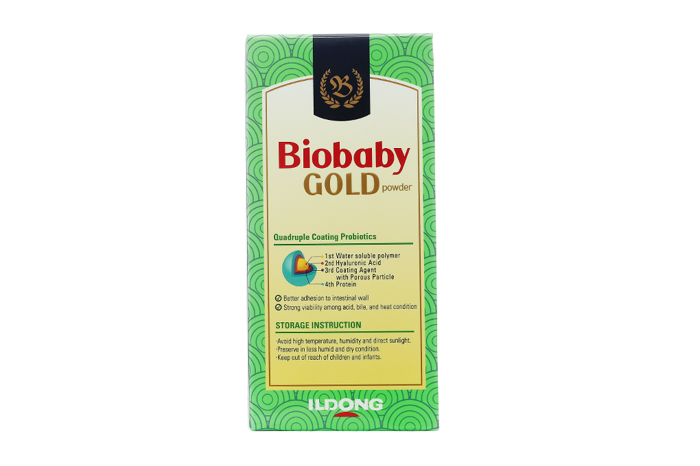 Biobaby Gold Powder Hộp 45g - 03/2026 | nhathuocankhang.com