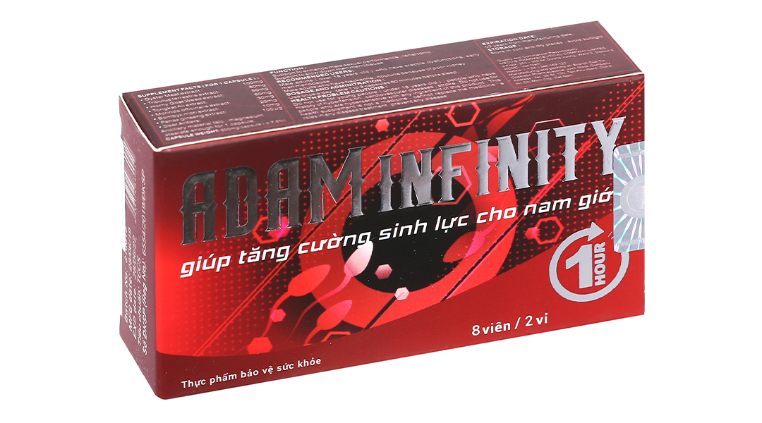 Adam Infinity hộp 8 viên - 10/2025 | nhathuocankhang.com