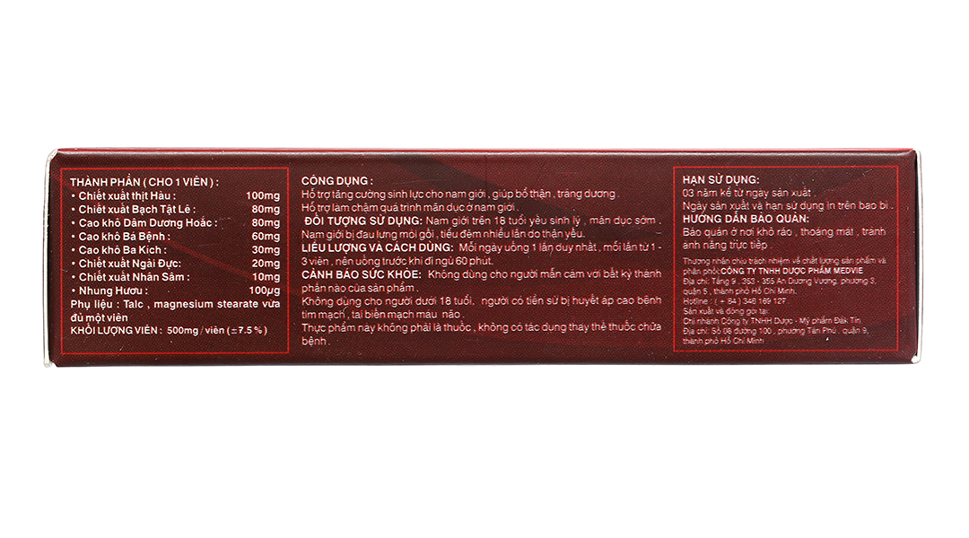 Adam Infinity hộp 8 viên - 10/2025 | nhathuocankhang.com