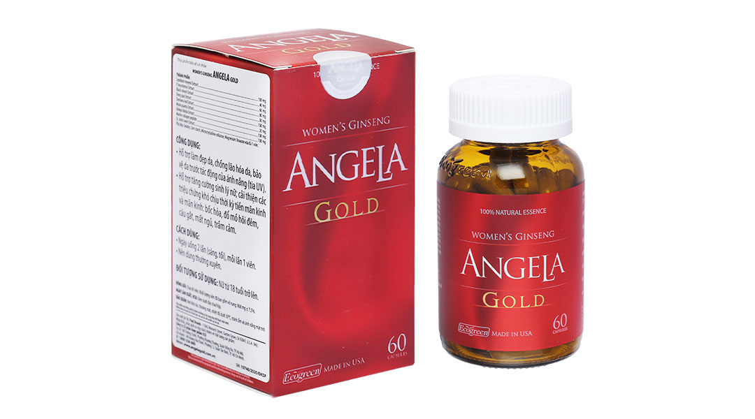 Angela Gold lọ 60 viên - 01/2026 | nhathuocankhang.com