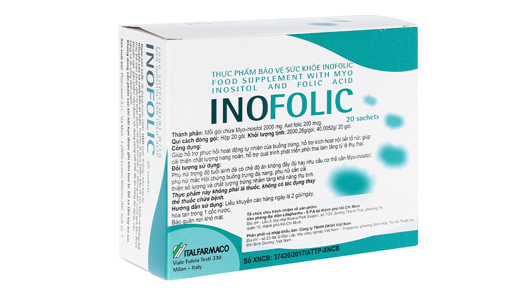 Inofolic Hộp 20 Gói - 08/2025 | nhathuocankhang.com
