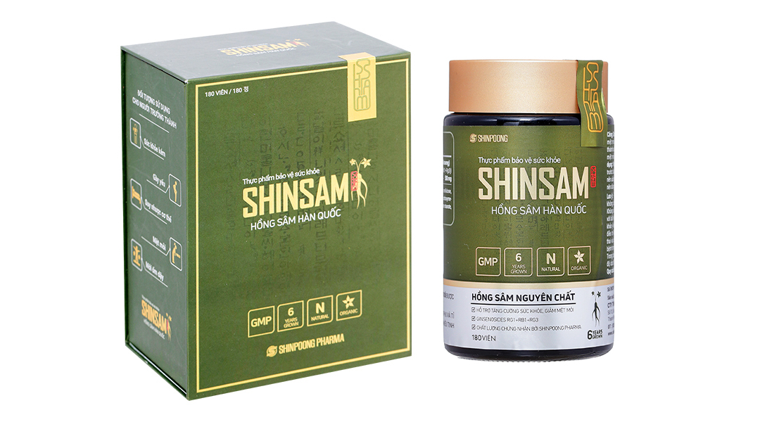 Viên Uống Hồng Sâm Hàn Quốc Shinsam hộp 180 viên - 09/2025 ...