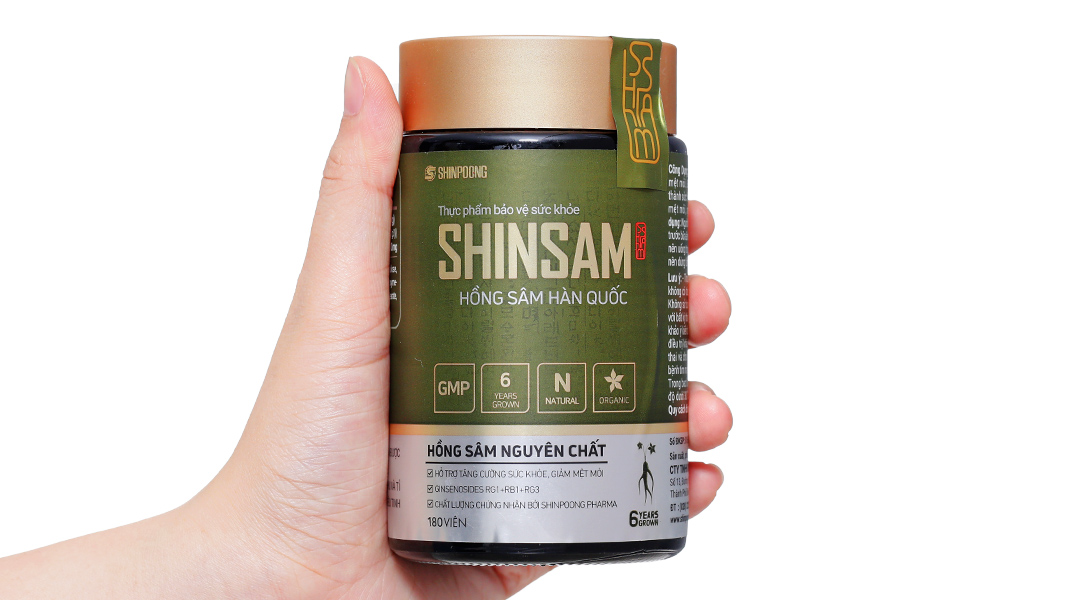 Viên Uống Hồng Sâm Hàn Quốc Shinsam hộp 180 viên - 09/2025 ...