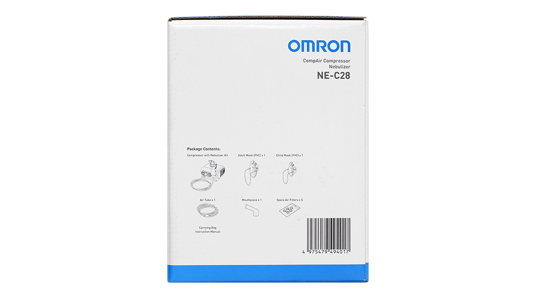 Máy xông khí dung mũi họng Omron NE-C28 - 08/2025 | nhathuocankhang.com
