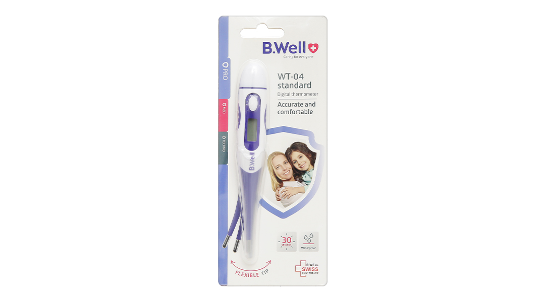 Nhiệt kế điện tử đo thân nhiệt B.Well WT-04 standard - 08/2025 | nhathuocankhang.com