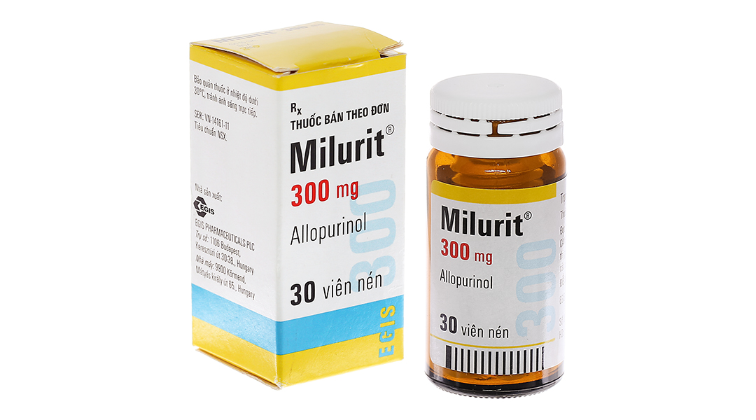 Thuốc Milurit 300mg trị gout, tăng acid uric huyết - 08/2025 ...