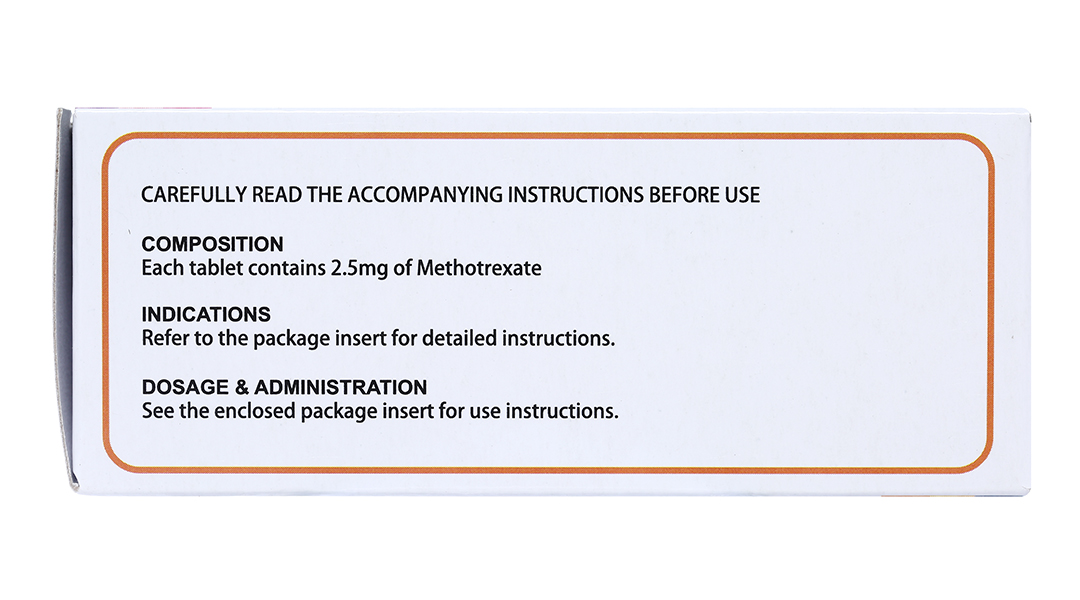 Metrex Tab 2.5mg điều trị khối u, vảy nến, viêm khớp dạng thấp (10 vỉ x ...