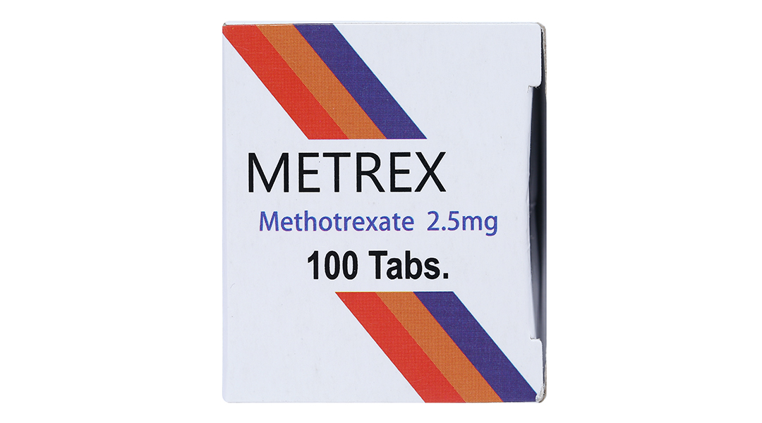 Metrex Tab 2.5mg điều trị khối u, vảy nến, viêm khớp dạng thấp (10 vỉ x ...