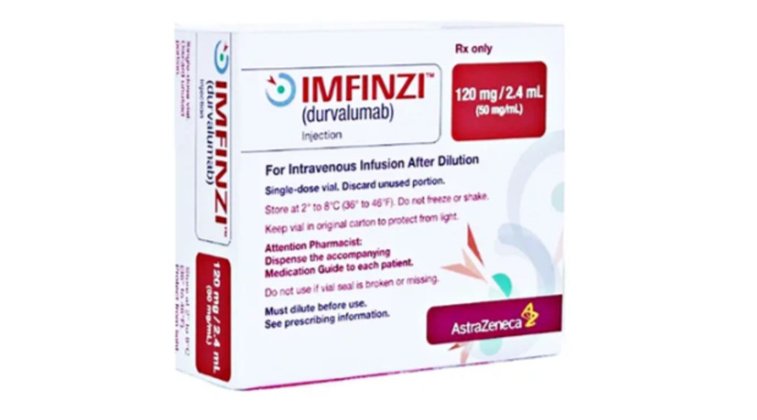 Dung dịch pha tiêm Imfinzi 120mg/2.4ml điều trị ung thư biểu mô chai 2 ...