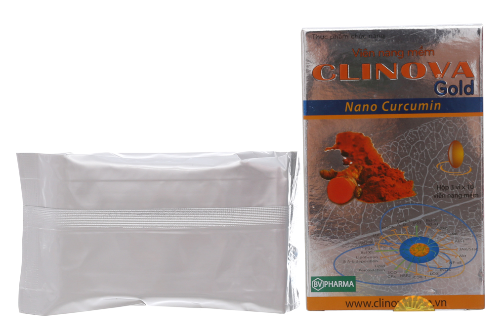 Clinova Gold (Nano Curcumin) hộp 30 viên - 09/2025 | nhathuocankhang.com