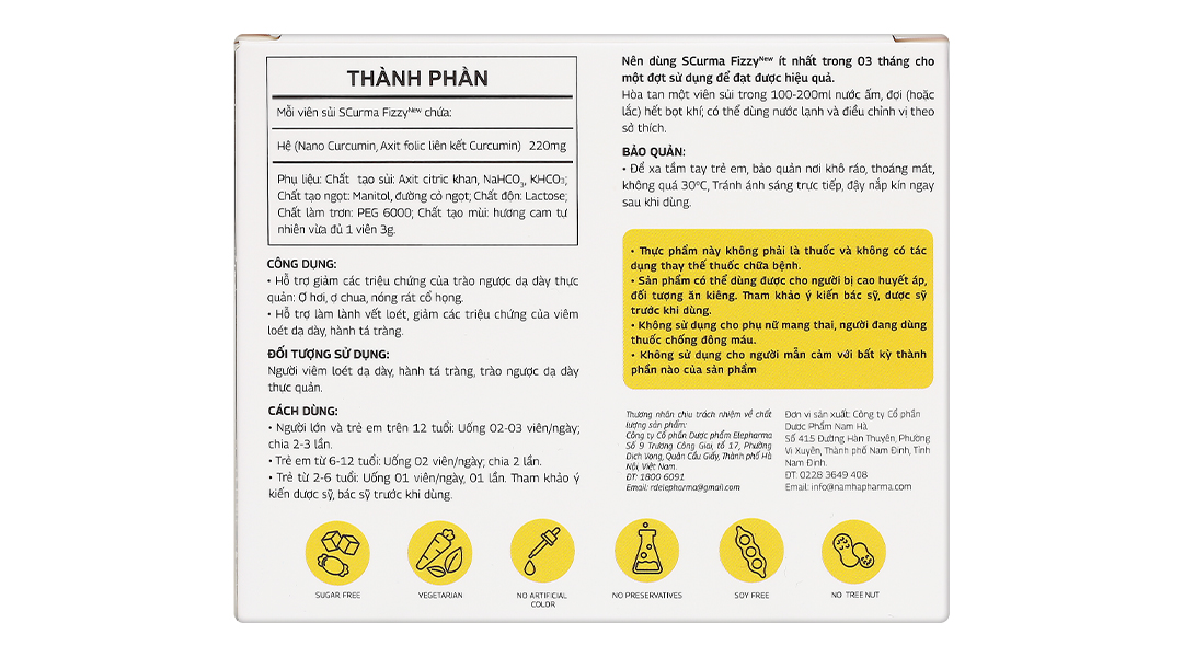 Scurma Fizzy hộp 2 tuýp x 10 viên - 12/2025 | nhathuocankhang.com
