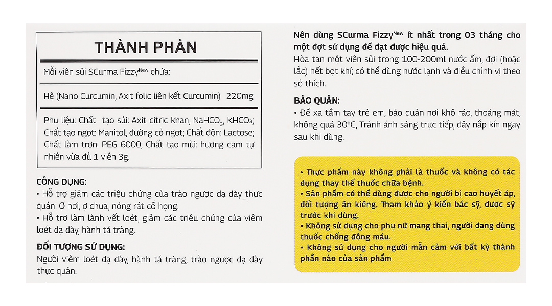 Scurma Fizzy hộp 2 tuýp x 10 viên - 12/2025 | nhathuocankhang.com