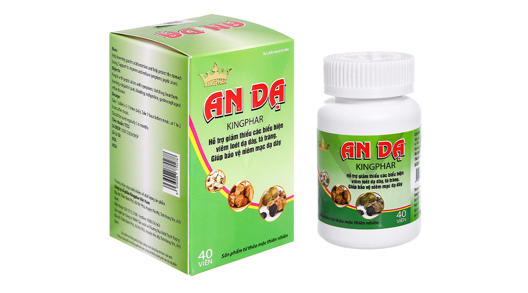 Kingphar An Dạ hộp 40 viên - 03/2026 | nhathuocankhang.com