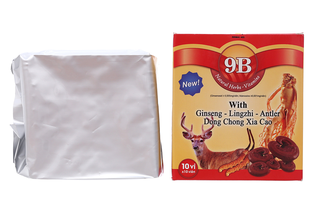 Viên uống bổ sung vitamin tổng hợp Benmax 9B Gold hộp 100 viên - 02/ ...