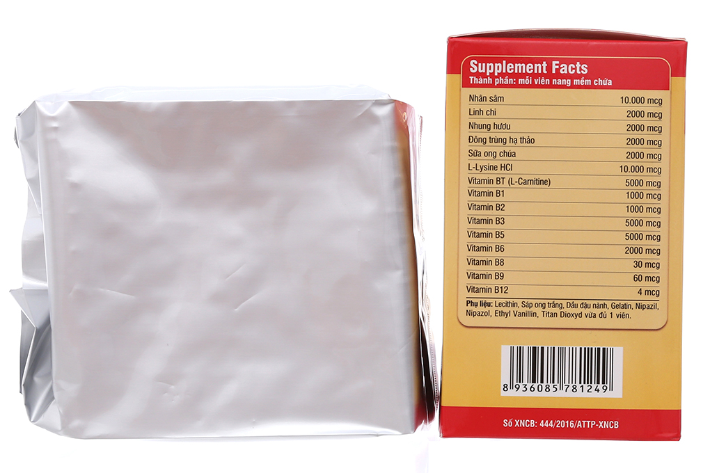 Viên uống bổ sung vitamin tổng hợp Benmax 9B Gold hộp 100 viên - 02/ ...
