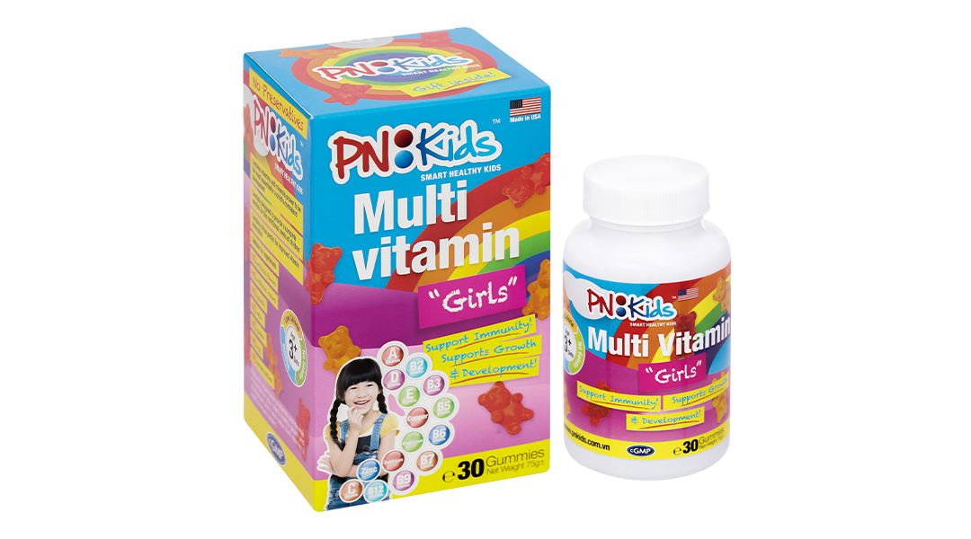 Pn Kids Multivitamin For Girls hộp 30viên - 12/2025 | nhathuocankhang.com
