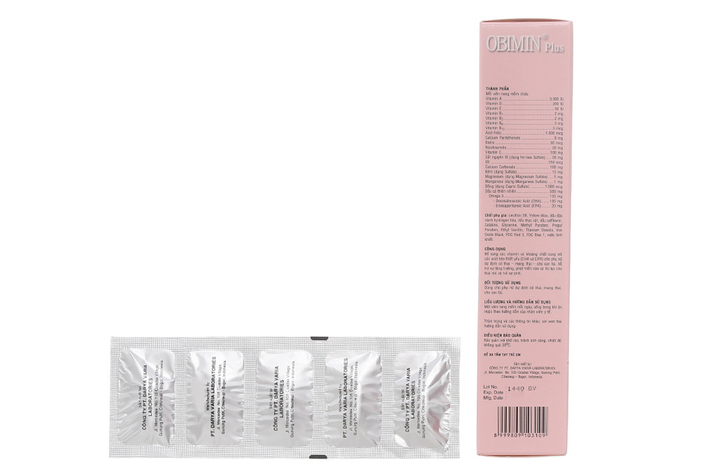 Obimin Plus Hộp 30v - 08/2025 | nhathuocankhang.com