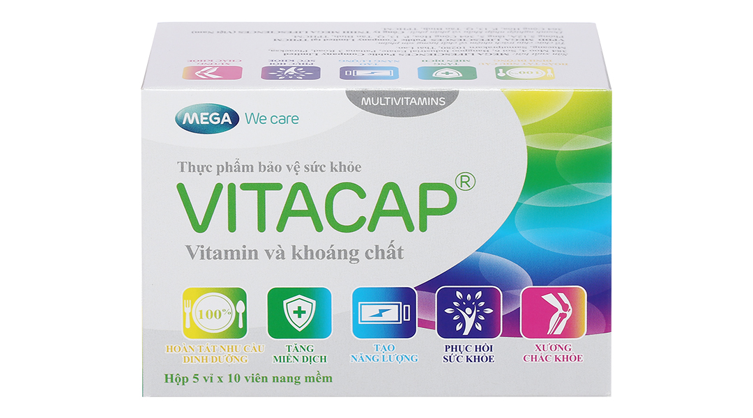 Vitacap Mega hộp 50 viên - 11/2025 | nhathuocankhang.com
