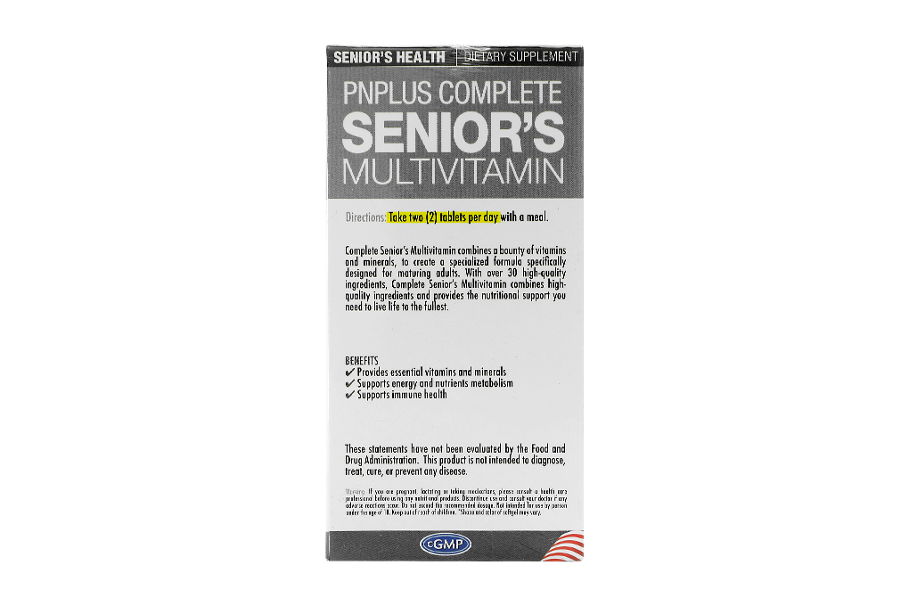 Pn Plus Complete Senior'S Multivitamin C/100V - 10/2025 ...