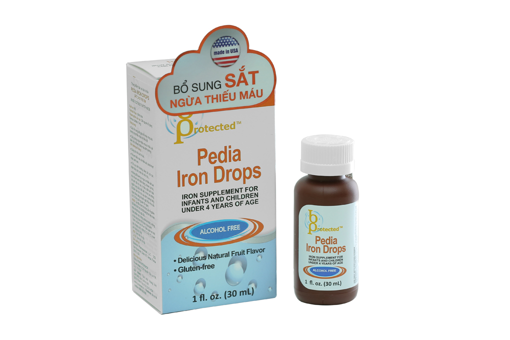 Pedia Iron Drops 30ml - 12/2025 | nhathuocankhang.com