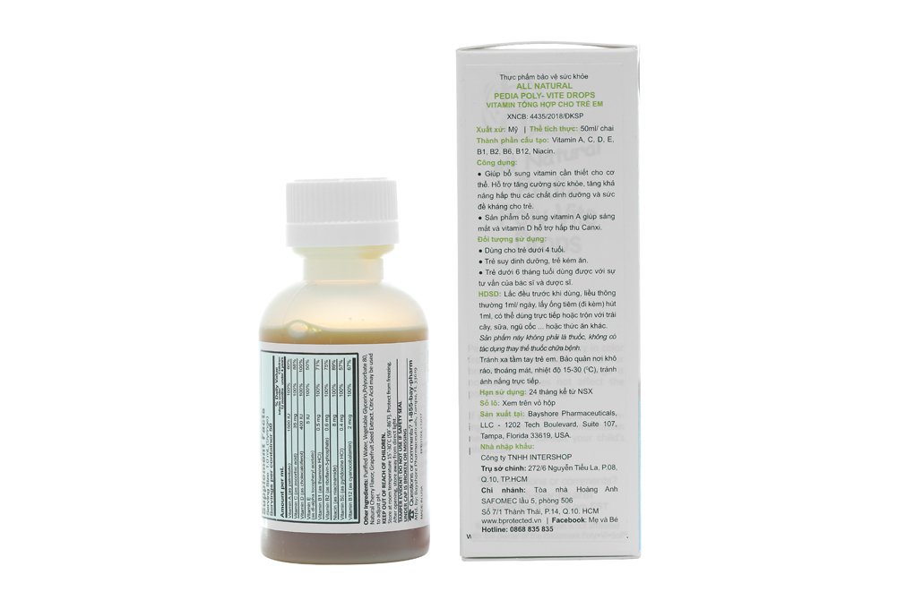 Pedia Poly Vite Drops 50ml - 09/2025 | nhathuocankhang.com